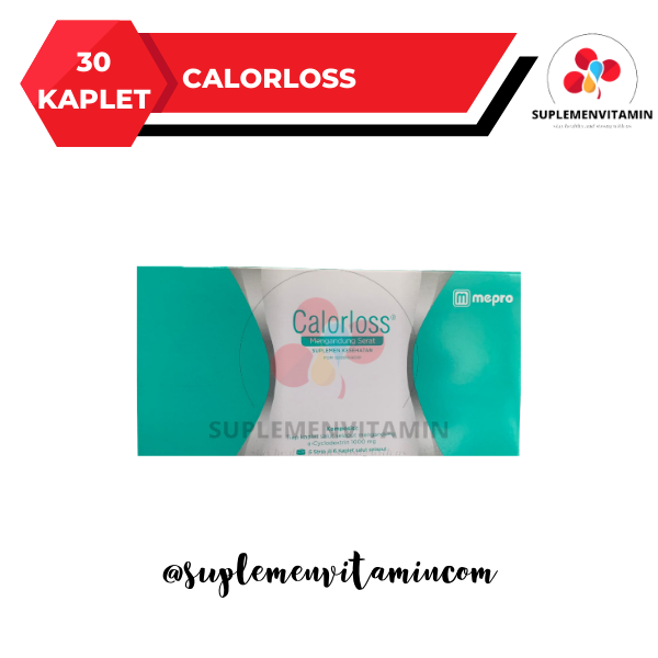 Calorloss Kaplet Suplemen Untuk Menurunkan Berat Badan atau Diet ...