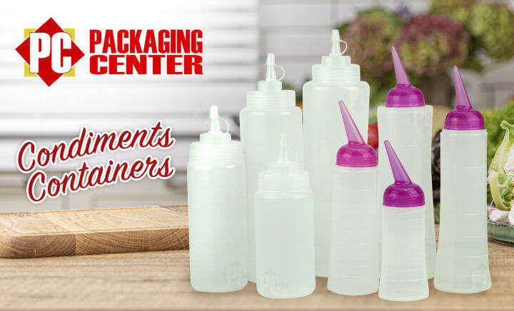 ⭐ Condiments Container for Ketchup Bottle and Sauce Bottle All Sizes ...