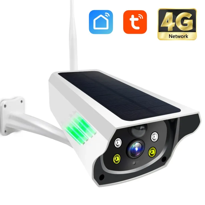 4G Sim Card IP Camera Solar Outdoor Wifi Camera Video Surveillance Tuya ...