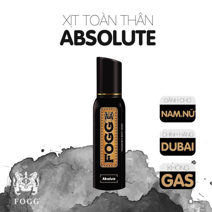 Xịt toàn thân hương nước hoa FOGG Absolute 120ml,Chính hãng dubai,Xịt ...
