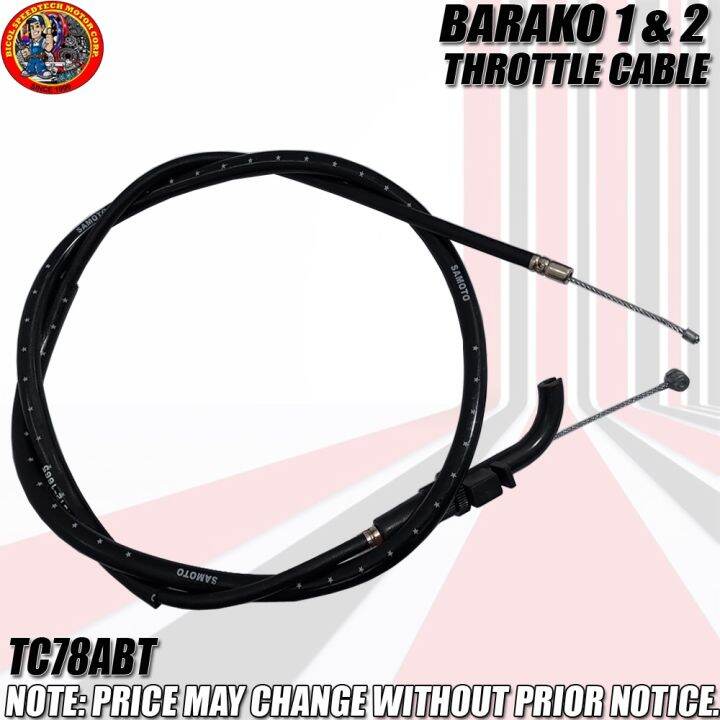 BARAKO 1 & 2 THROTTLE CABLE (TC78ABT) | Lazada PH