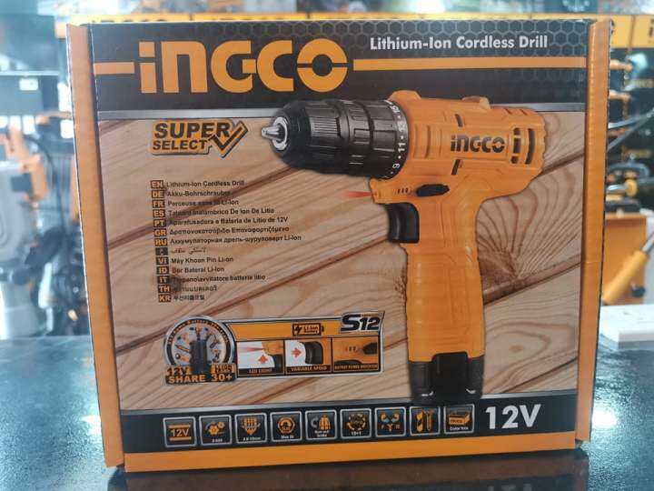 INGCO Lithium-ion Cordless Drill | Lazada PH