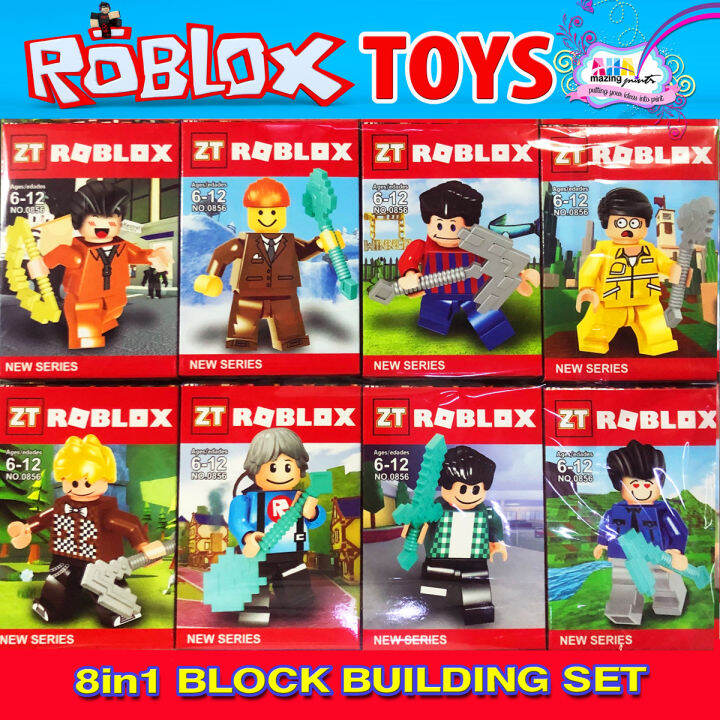 Roblox 8in1 Blocks Building Set Action SET Mini figure Suite for ...