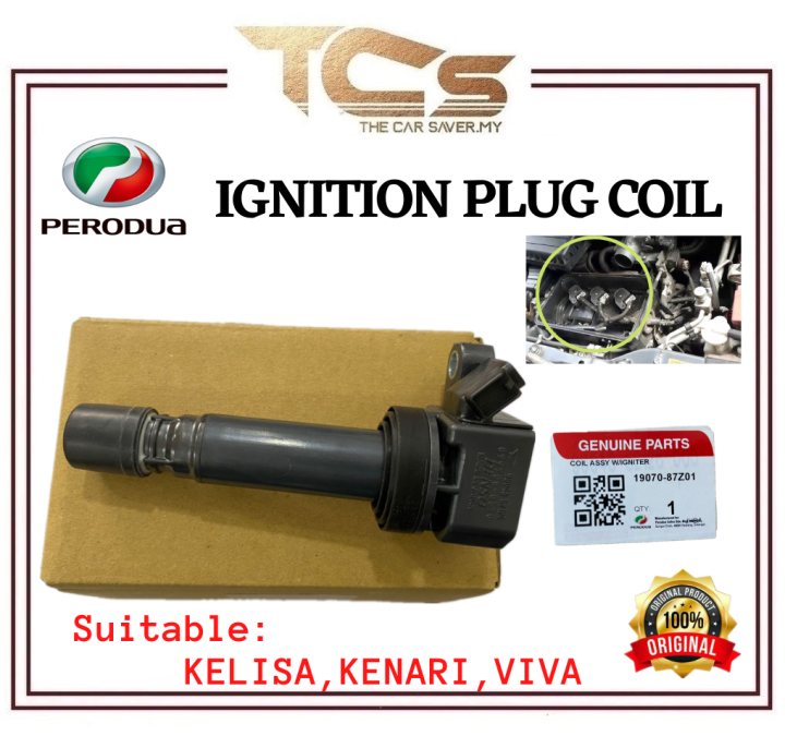Ignition Coil/Plug Coil (100% Original) -Perodua Kenari / Kelisa / Viva ...
