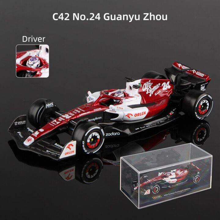 Bburago 1:43 Alfa Romeo F1 Team Orlen C42 #77 Bottas 2022 Racing 24 ...