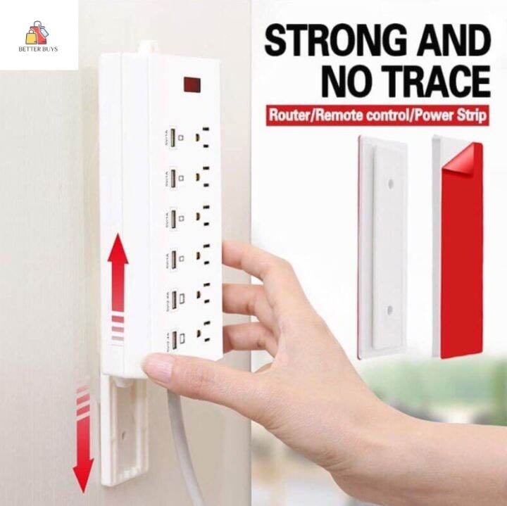 Better Buys Fixator Bracket Stand Holder for Power Strip Wifi Router ...