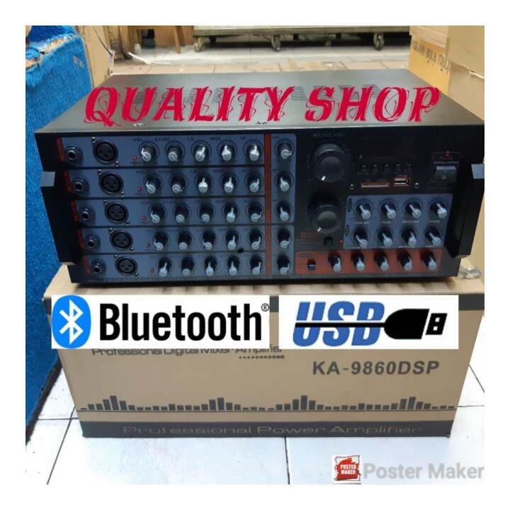 power mixer megavox ka-9950 dsp usb sd plus prosesor | Lazada Indonesia