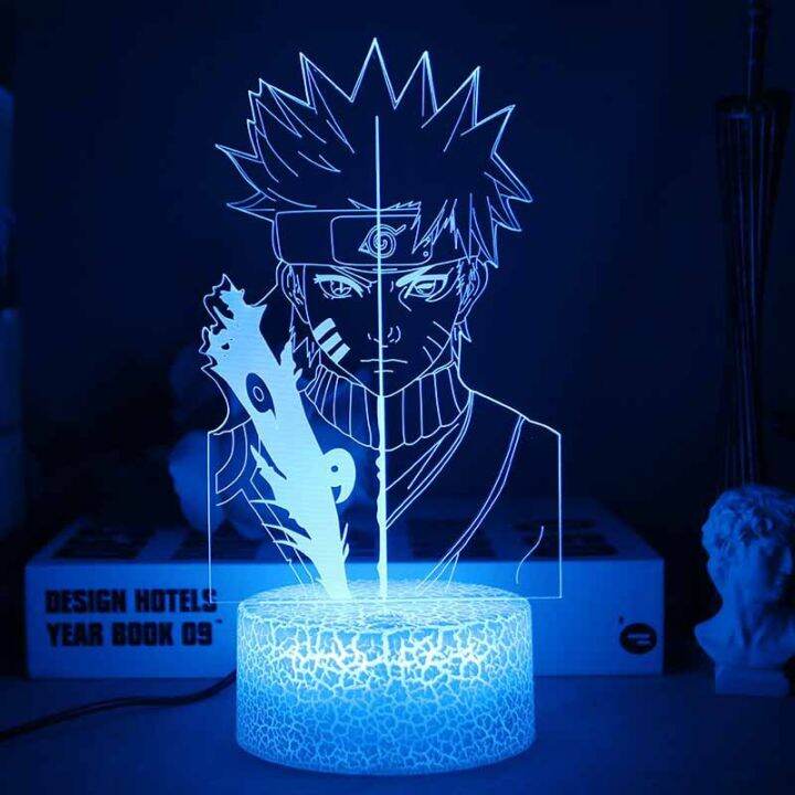 Naruto 3D Uzumaki uchiha Itachi Sasuke Night Lights ของเล่น Action ...