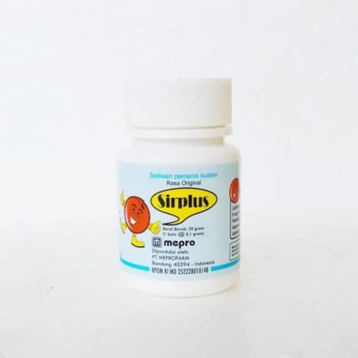 SIRPLUS Tablet Original Isi 200 Pemanis Obat Untuk Anak-anak | Lazada ...