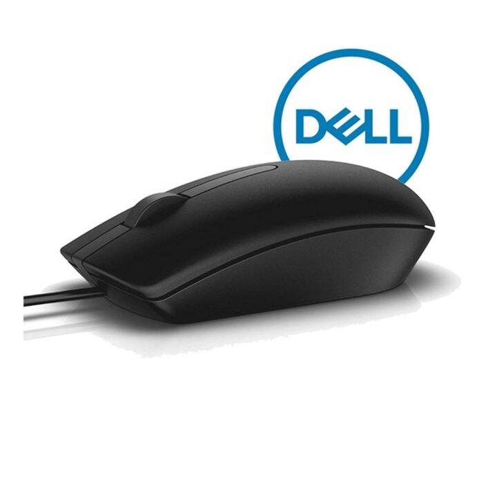 NEW ของแท้ รับประกันศูนย์ไทย 1 ปี / DELL MOUSE เม้าส์ USB MS116 - BLACK ...