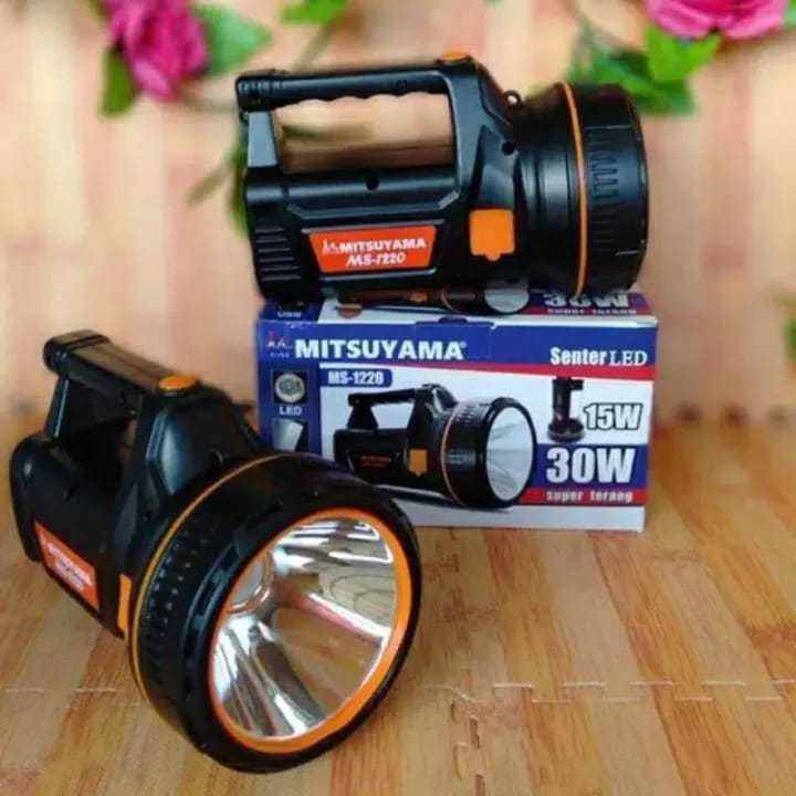 SENTER LED KEREN... Senter Murah Terang Merk Mitsuyama MS-1220 ...