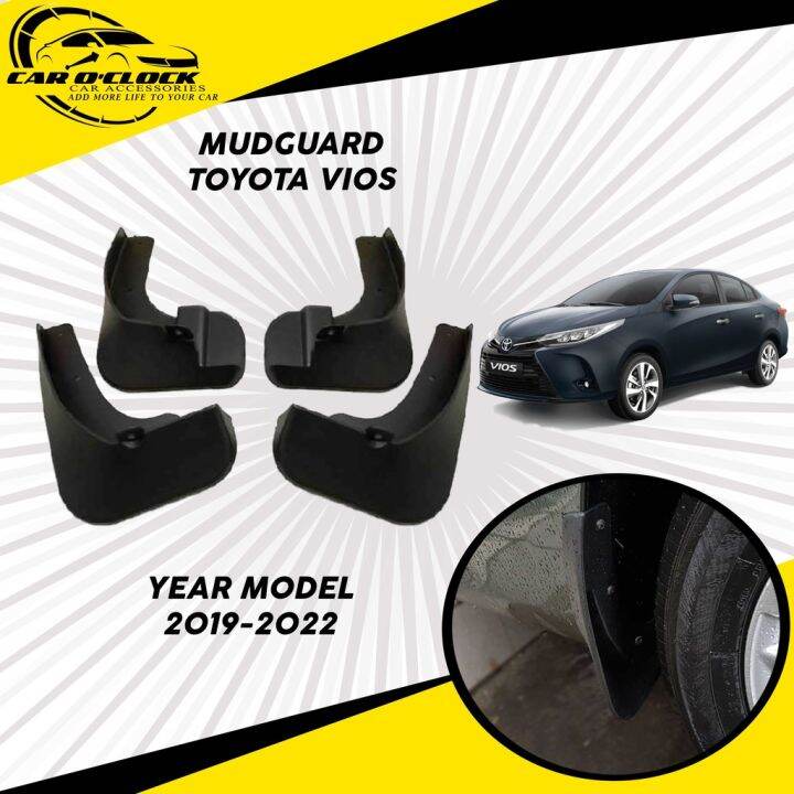 Toyota Vios Mudguard 4pcs (2019-2023) | Lazada PH