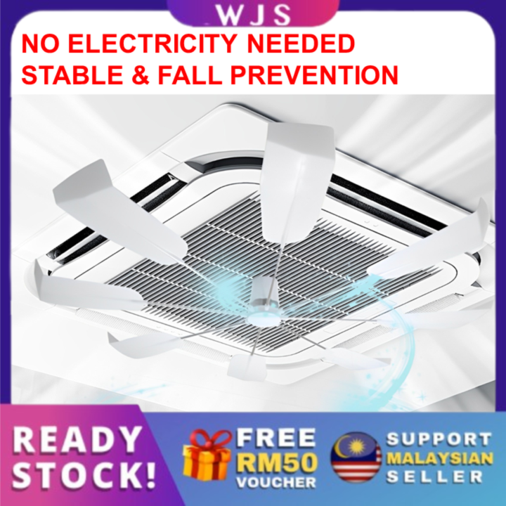 (FALL PREVENTION) WJS Cassette Aircond Guide Fan Aircond Ceiling Fan ...