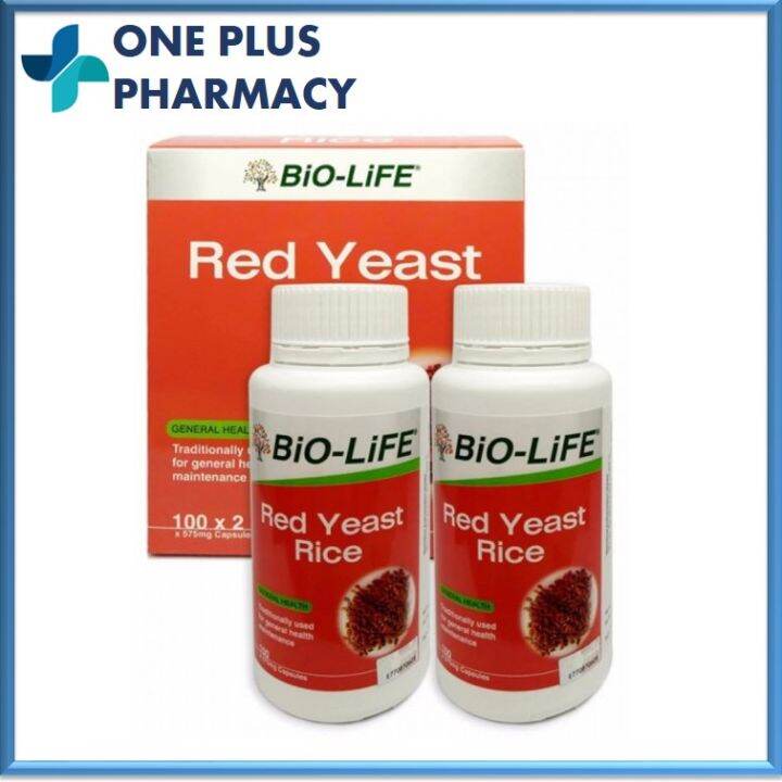 Bio-Life Red Yeast Rice 2 x 100's [EXP 05/2026] | Lazada