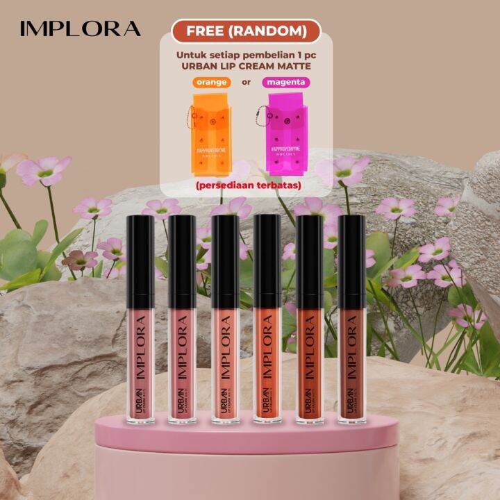 IMPLORA URBAN LIP CREAM MATTE - LIPSTICK IMPLORA - LIPSTIK IMPLORA ...