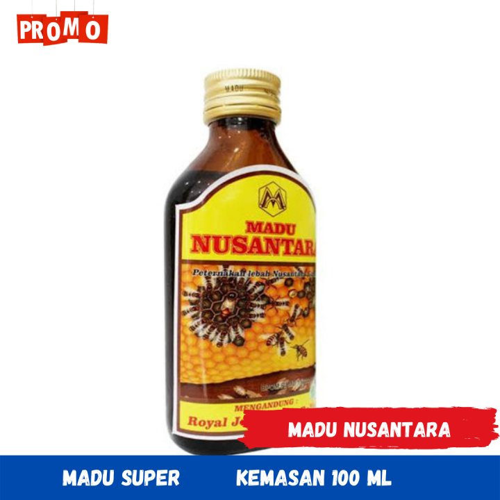 [ COD ] MADU NUSANTARA - MADU SUPER 100 ML - 1 BOTOL - ORIGINAL 100% ...