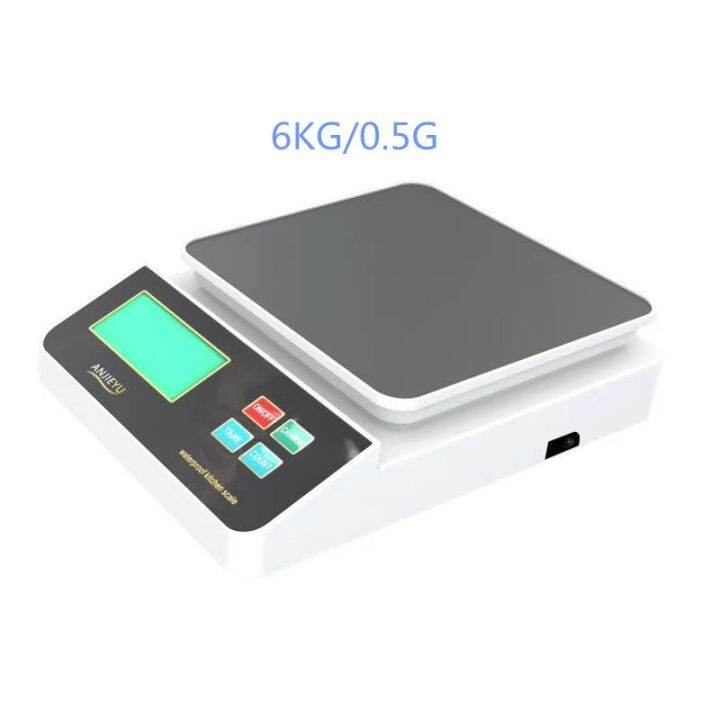 【Fast delivery+COD】6kg/0.5g Waterproof Rechargeable Coffee Drip Scale Digital Scale Digital LED ...