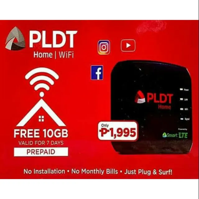 Pldt wifi pldt smart home prepaid wifi modem cod | Lazada PH