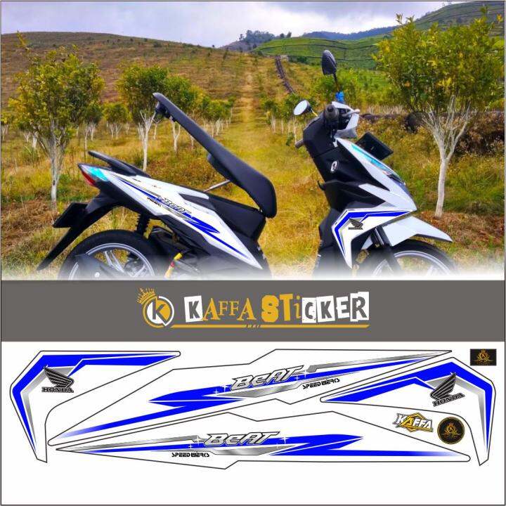 Sticker Striping Beat Street-Stiker variasi list body Racing | Lazada ...