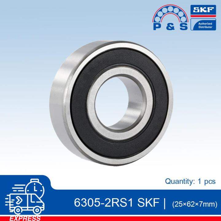 ตลับลูกปืนเม็ดกลมร่องลึก 6305-2RS1 SKF (ฝายาง) | Lazada.co.th