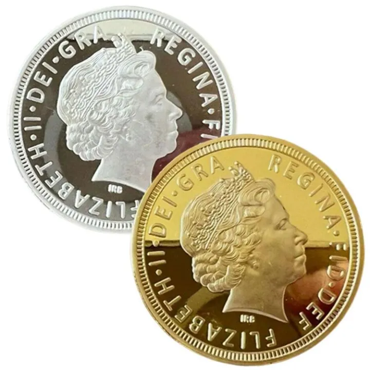 Collectible Coins British Queen Souvenir British Queen Elizabeth II ...
