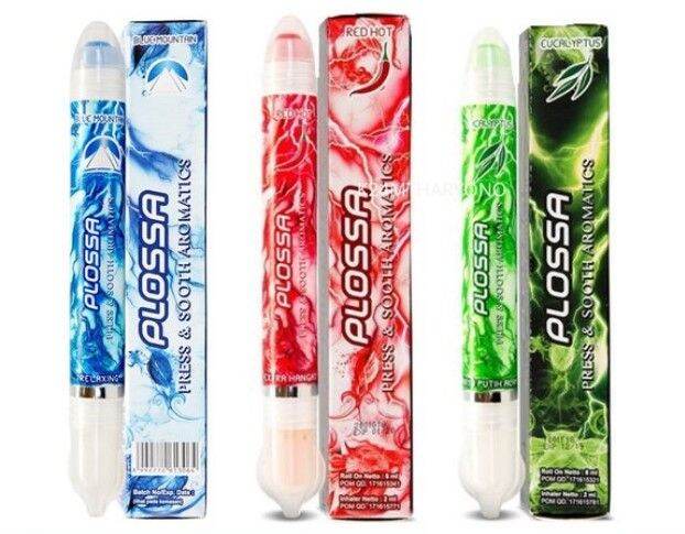 Plossa Red Hot 10ml Indonesia Refreshing Press and Soothe Aromatics Oil ...