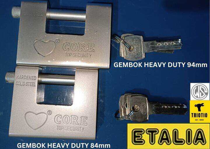 GEMBOK GUDANG HEAVY DUTY 84mm 94mm CORE | Lazada Indonesia