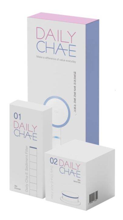 DAILY CHA-E ชุดฝักบัวกรองน้ำ + ไส้กรองส่วนหัวและส่วนด้าม | Lazada.co.th
