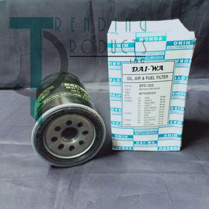 Daiwa Fuel Filter DFC 322 for MITSUBISHI Truck 6D22, 8DC8, 9, 11 ...