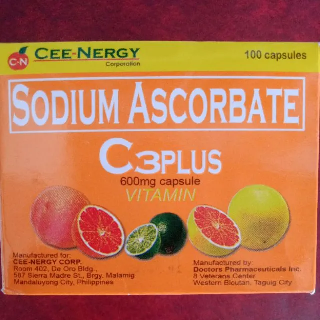 C3 Vitamin C (Sodium Ascorbate)100x500mg | Lazada PH