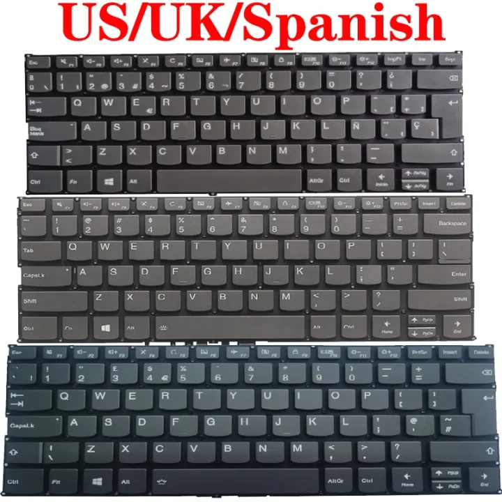 ஐ♘ US/UK/SP/Spanish laptop keyboard for LENOVO Yoga C740 14 14IML S740 ...
