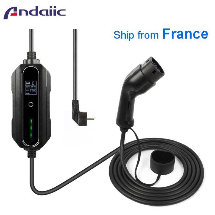 10 Meters 5 M Long Cable EV Mobile Charger 6A-16A Solar Power Station ...