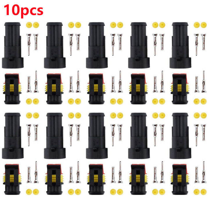 10 2/ 12V Wire Connector Plug Cable Pin Set Car | Lazada PH