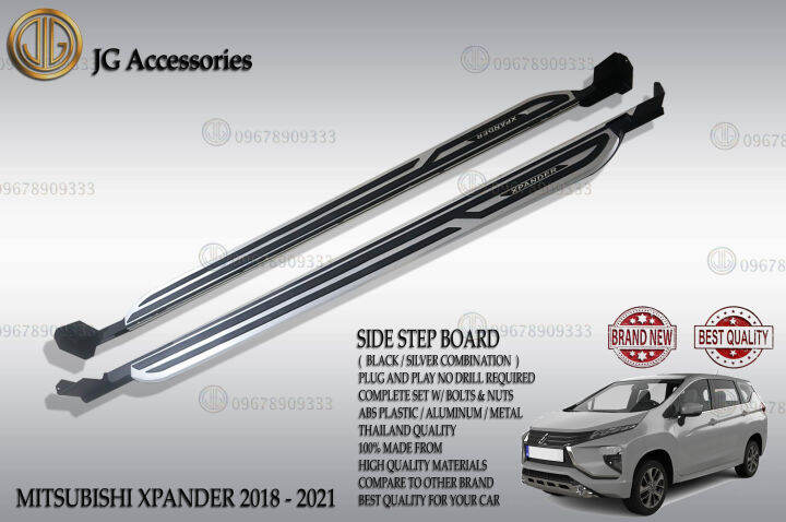 MITSUBISHI XPANDER 2018 2019 2020 2021 2022 2023 SIDE STEP BOARD / SIDE ...