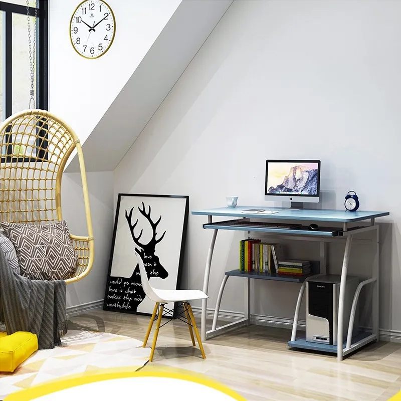 Computer desktop table with keyboard holder home Office table Learning ...