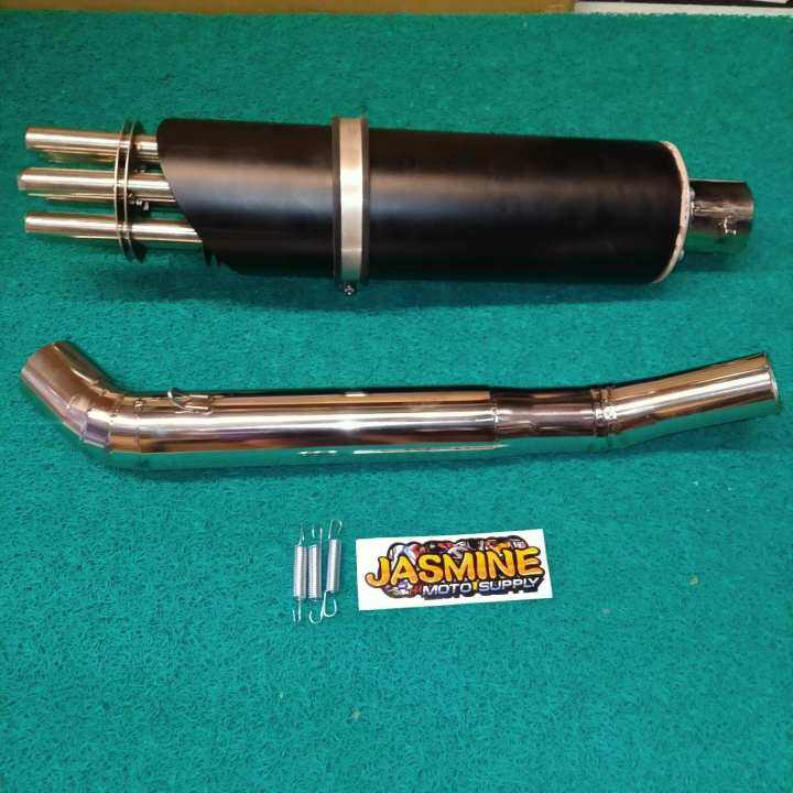 machine gun muffler for Dominar 400 / UG / RS / NS pure stainless ...