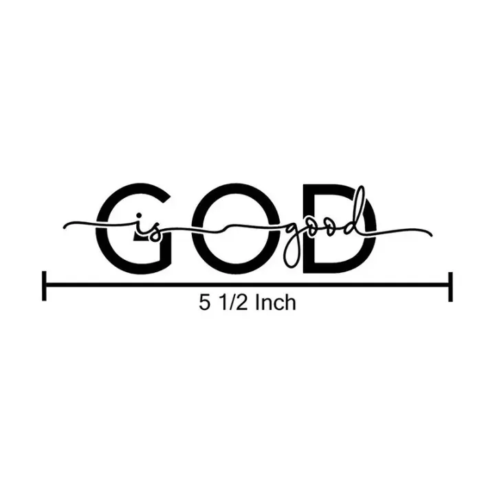 God is good Religious Christian Car Sticker Waterproof | Lazada PH