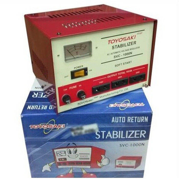 Stabilizer SVC-1000N Toyosaki 1000 Watt ( Listrik Stabil 220V ) | Lazada Indonesia