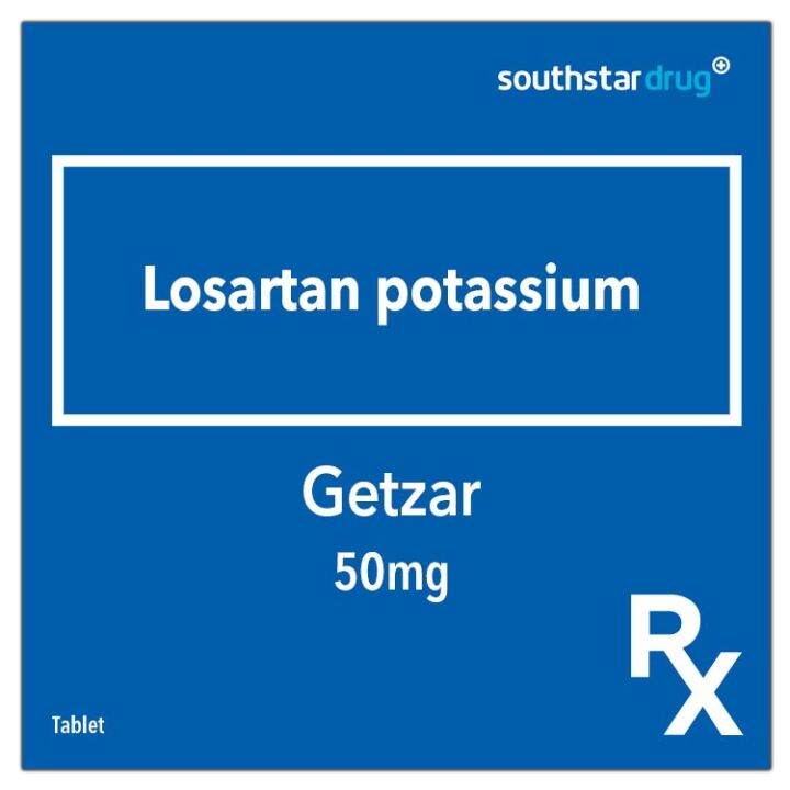 Rx: Getzar 50mg Tablet | Lazada PH