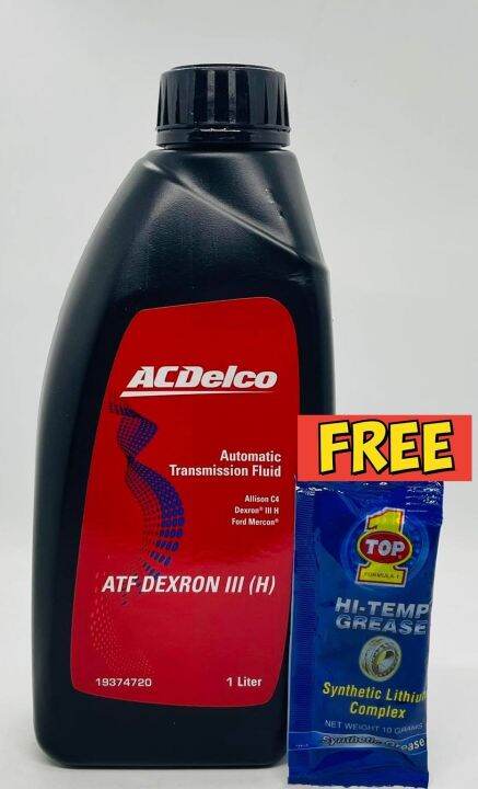 ACDelco DEXRON 3 (III) (ATF) Automatic Transmission Fluid 1L ( 1 Liter ...