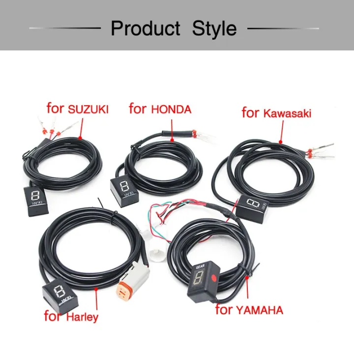 1 6 Lever EFI Indicator Motorcycle Speed Current Gear Display Indicator ...