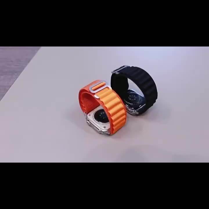 Nylon Alpine Loop Strap for Smart Watch iwo 13 X8 X7 Pro Max T500 plus ...