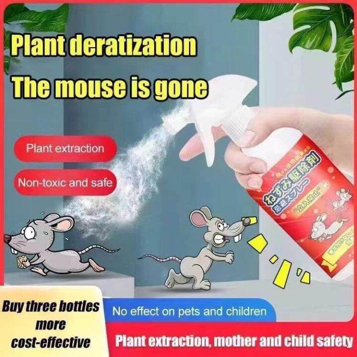 RAT OFF Spray Clear all-Plant scent rat repellent spray natural non ...