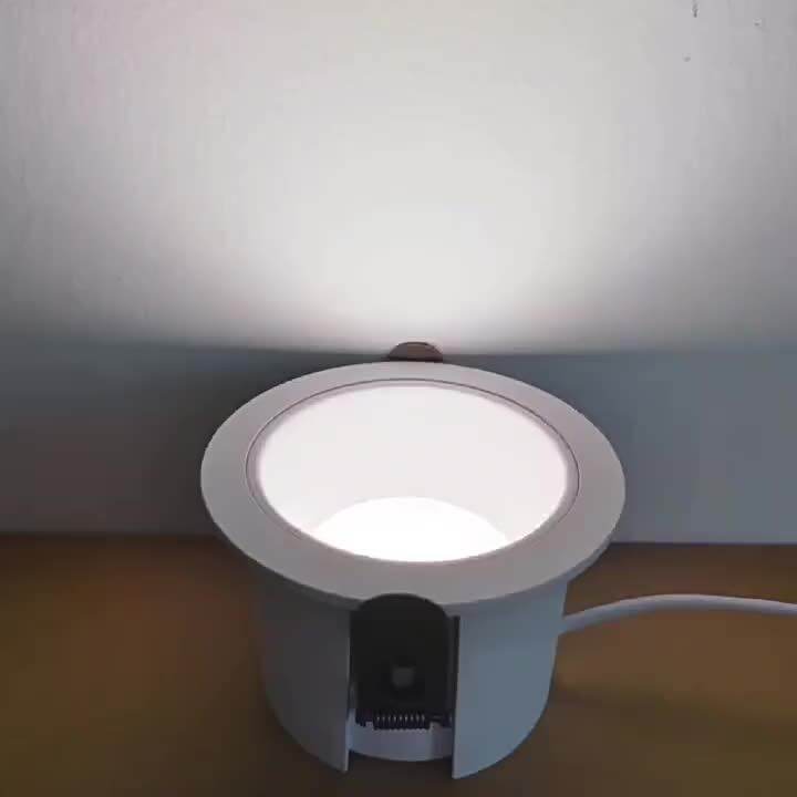 led Downlight Embedded Ceiling Lamp 75mm Anti-Glare Household Ultra ...