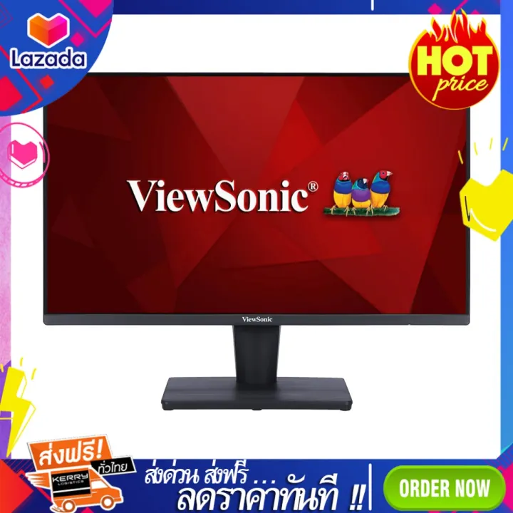️Super Deals ️MONITOR (จอมอนิเตอร์) VIEWSONIC VA2415-H - 23.8" VA FHD 75Hz FREESYNC (BLACK) 🟡 ...