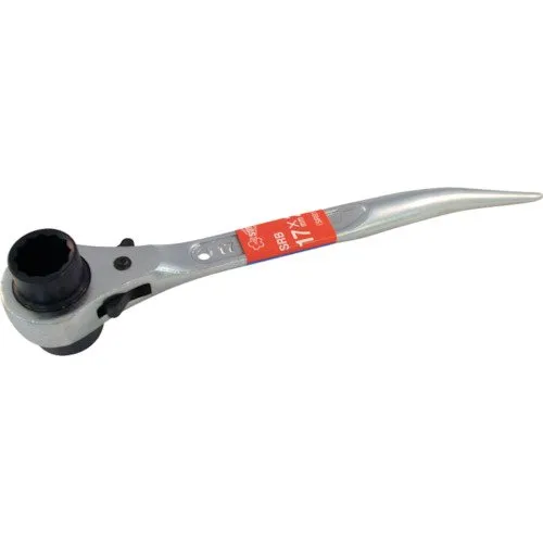 SUPERTOOL Double Size Ratchet Wrench Short type 17mm x 21mm SRB1721 ...