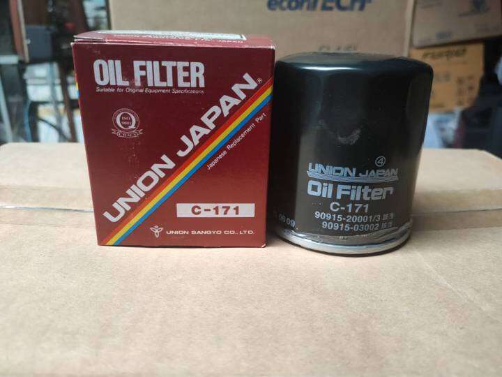 กรองน้ำมันเครื่อง Toyota Vigo,Fortuner Union Japan Oil Filter C-171 ...