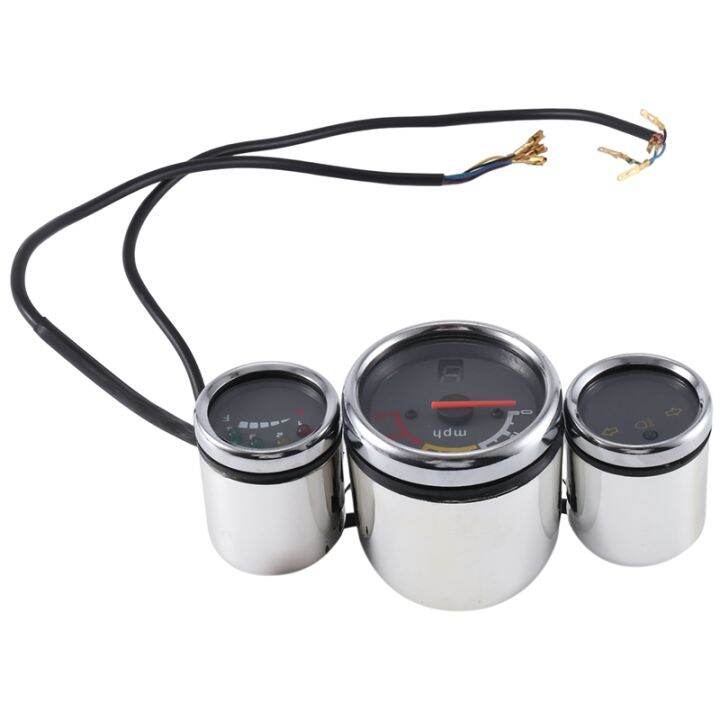 1 Pcs ATV Speedometer Stopwatch Gear Steering Signal Three Meters ABS ...