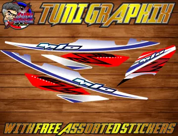 Yamaha Mio Amore Sticker Orange