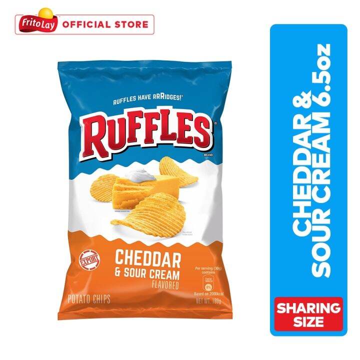 Ruffles Cheddar Sour Cream Potato Chips 170g | Lazada PH
